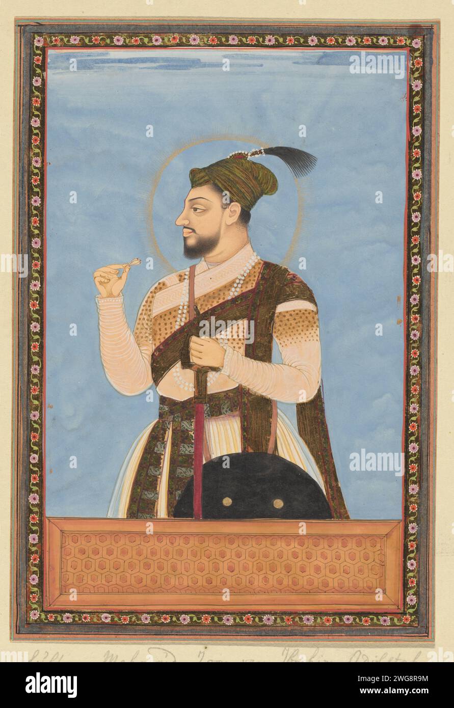 Portrait of Sultan Mahmud, son of Ibrahim Adil-Shah; After his father, he was a ruler of Bijapur ...